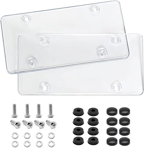 License Plate Frame Cover,Curved Surface Design,2pack- Licence Plate ...