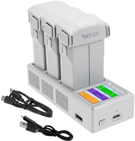 Amazon.com: DJI 30W USB-C Two-Way Charging Hub for Mini 3 Pro Batteries ...