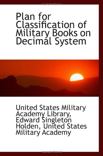 Amazon.com: Plan for Classification of Military Books on Decimal System ...