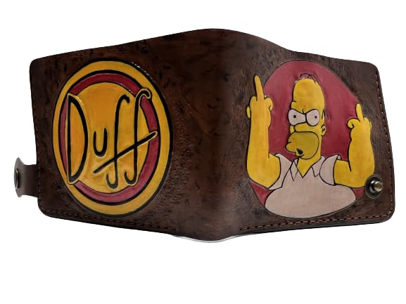 Amazon.com: Homer Simpson Wallet, Duff Beer, Duff Beer Simpson Wallet ...