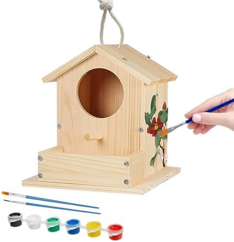 Amazon.com: DecorDudz Bird House Kits for Adult - Wooden DIY Birdhouse ...