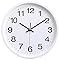 Outpicker Wall Clock 12 Inch Office Clock Silent Non Ticking Battery ...