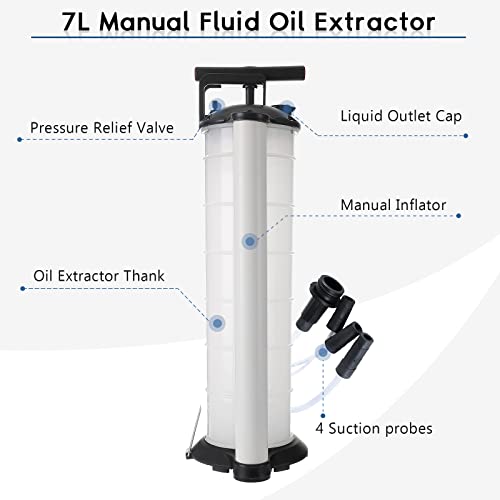 Snapklik.com : DASBET 7L Fluid Extractor Manual Oil Changer Vacuum Hand ...