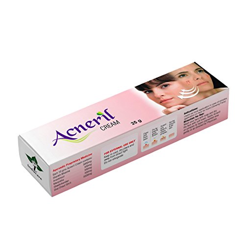 Inducare Pharma Acneril Cream 25G | Ayurvedic Cream for Skin Acne and ...