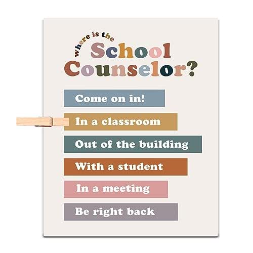 Amazon.com: Where is The School Counselor Door Sign School Counselor ...