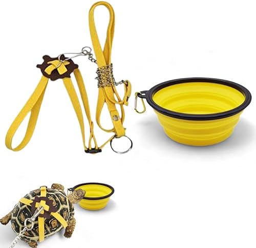 Amazon.com: Ebamaz Leather Harness Strap for Tortoise/Turtle Pet ...