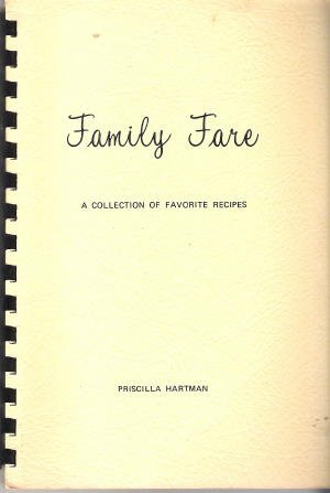 Amazon.com: Family Fare; a Collection of Favorite Recipes: Priscilla ...