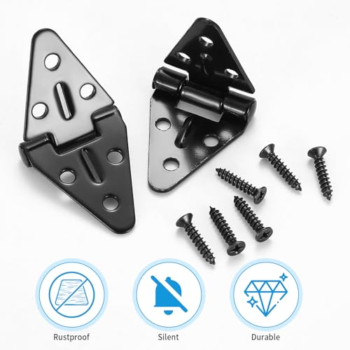 8 Pcs Folding Flip Hinges, Counter Flap Hinges for Wood, 180 Degree ...