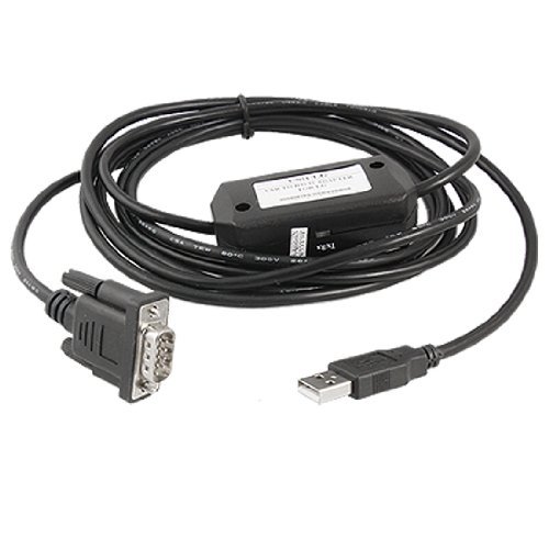 USB to RS232 DB9 Male Adapter PLC Cable Programming Cord 9. 8 Ft for LG ...