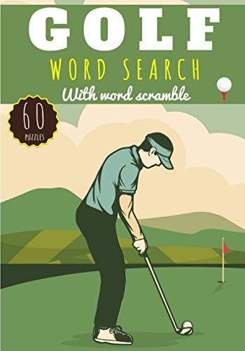 Golf Word Search: Practice Workbook For Adults | 60 Puzzles of Word ...