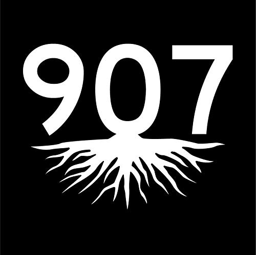 Jmm Industries 907 Roots Alaska Area Code Ak Vinyl Decal | Desertcart ...