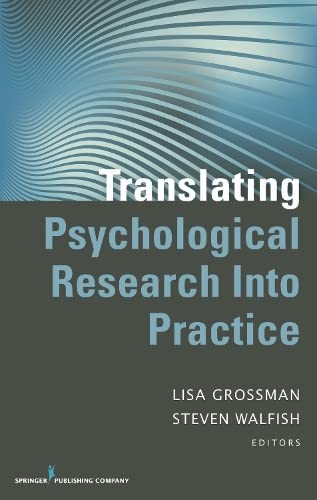 Amazon.com: Translating Psychological Research Into Practice ...