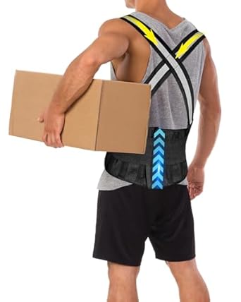Amazon.com: SERVOMASTER Back Brace Posture Corrector for Women and Men ...
