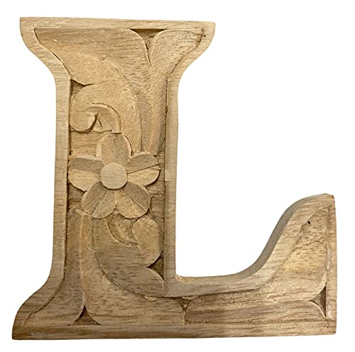 Amazon.com: Wooden Carved Alphabet Letters Home Décor House number DIY ...