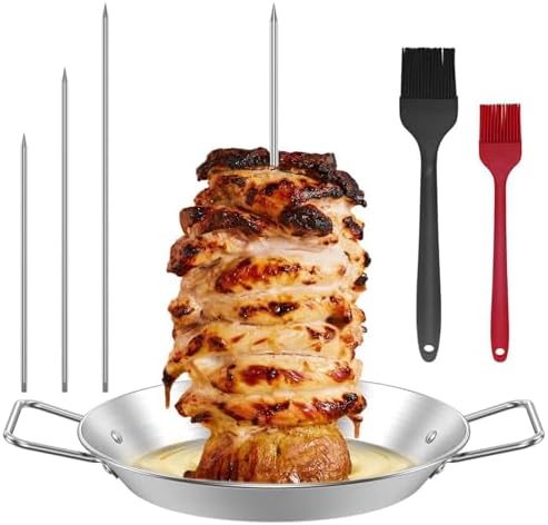 Pipihome Vertikaler Dönerspieß, Vertikaler Grillspieß Dönerspieß Grill ...