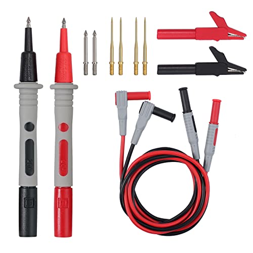 Proster 12 in 1 Multimeter Probe Test Lead Kit with Alligator Clips ...