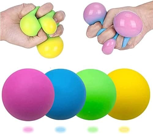 Gel Stretch Ball - Ultra Squishy and Moldable Slow Rise Relaxing ...