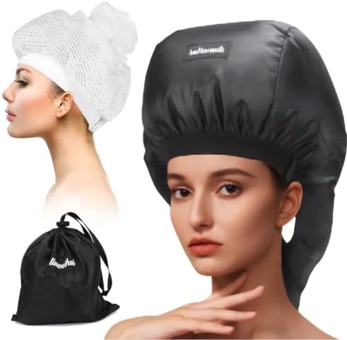 Amazon.com : 4 Pcs Net Plopping Cap for Drying Curly Hair, Plopping Cap ...