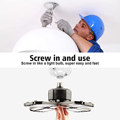 Snapklik.com : REHAVE Pull Chain Switch Garage Lights, Garage Ceiling ...