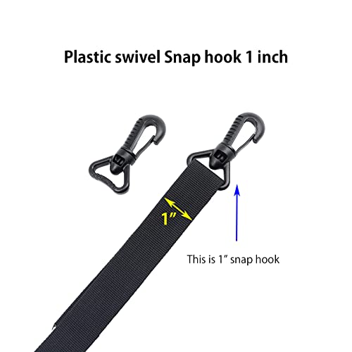 Snapklik.com : Baitoo Plastic Snap Hooks Swivel Snaphook Push Gate Clip ...
