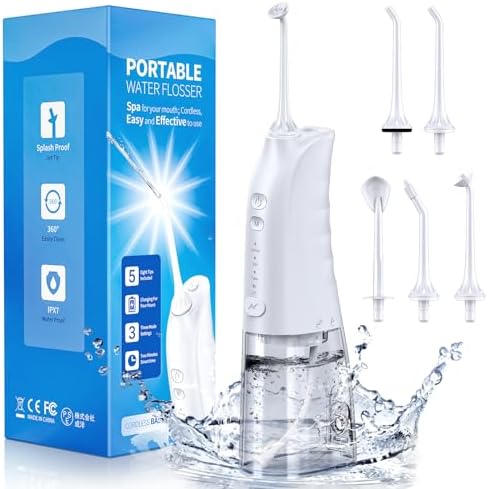 Amazon.com: Bitvae Water Dental Flosser for Teeth, Rechargeable Water ...