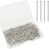 Amazon.com: 500Pcs Straight Pins，Stainless Steel Head Pins Dressmaker ...
