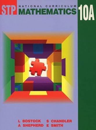 Amazon | STP National Curriculum Mathematics: Bk. 10A | Bostock, L ...