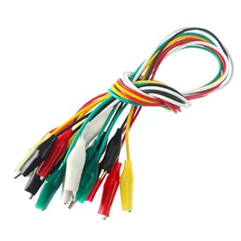Yetaida 10PCS Test Lead Set & Alligator Clips, 5-Color 19.5inch Test ...