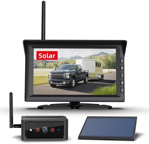 Amazon.com: AUTO VOX Solar Wireless Backup Camera with 7" Monitor ...