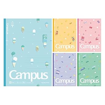 KOKUYO Composition Notebooks, 5 Pack Campus Semi-B5 Comp Book with Dot ...