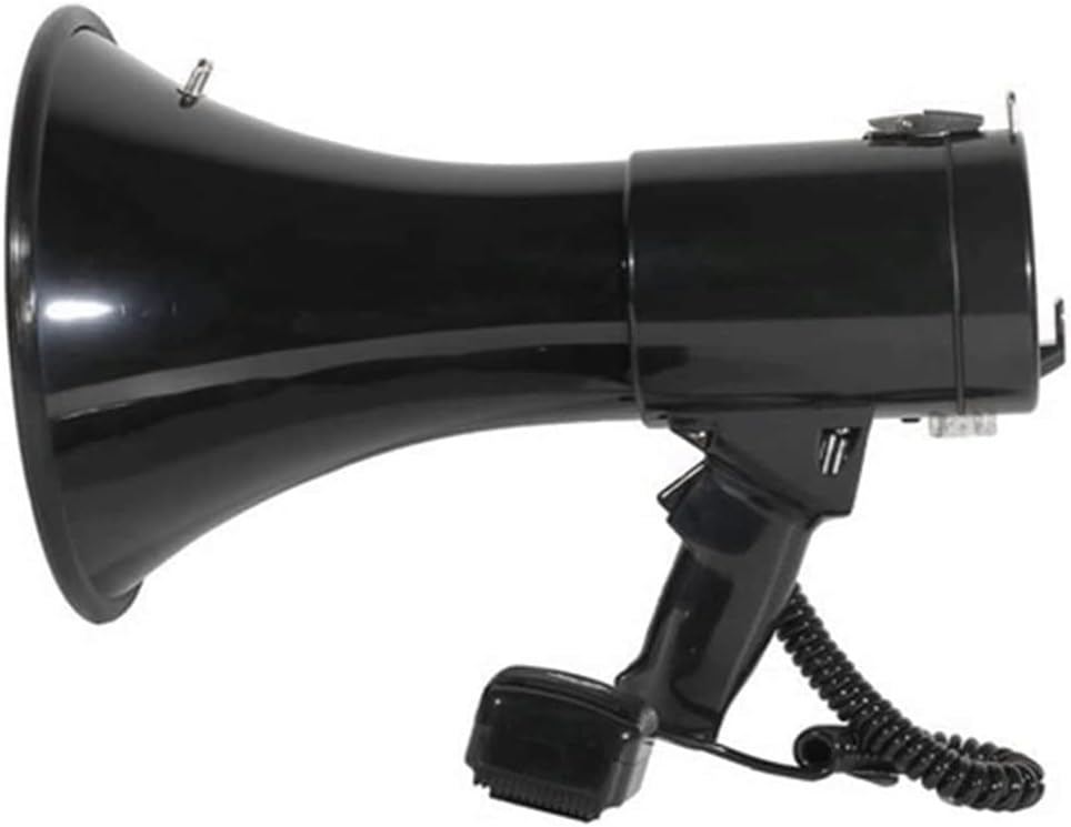 Amazon.com: SAAKO Bullhorn 50w Power Portable Megaphone Speaker ...