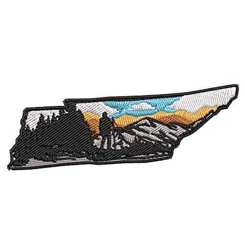 Amazon.com: Tennessee Mountains Patch Embroidered Iron-on/Sew-on ...