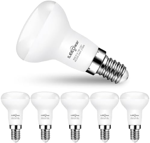 ILEEDear Lampadine LED E14 Riflettore R50 7W CRI> 90, Equivalente a ...