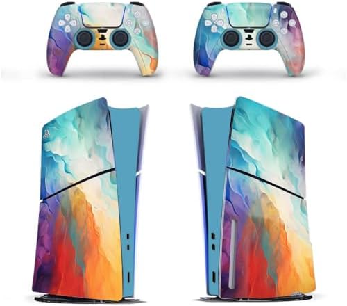 Amazon.com: Vinyl Skin for PS5 Slim Disk Edition, Console and ...
