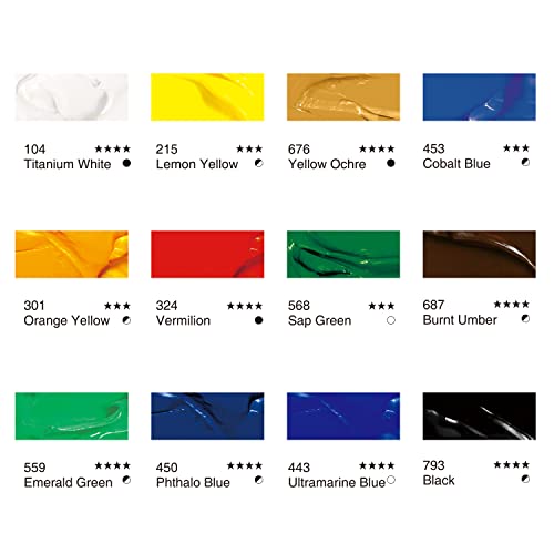 Reviews for PHOENIX Acrylic Paint Set 12 Color x 12ml / 0.4 Fl Oz Tubes ...