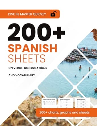 200+ Spanish verb, conjugation & vocabulary sheets: Graphs, worksheets ...