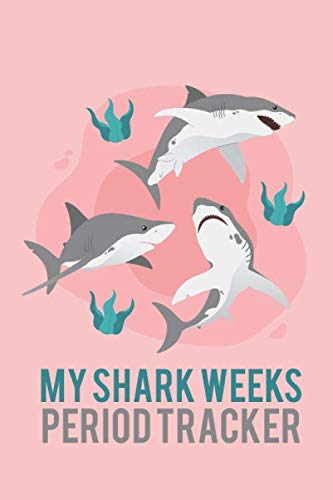 My Shark Weeks Period Tracker: & PMS Diary. Monthly Layout. Monitor ...