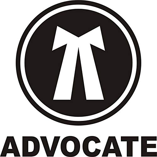 Advocate Logo - Vinyl Sticker (White and Black) – Amson Arts : Amazon ...
