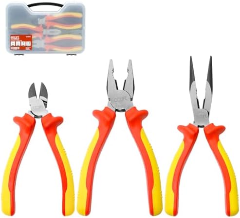 Wiha Zangen Set für Elektriker (38637) 3-tlg. I Universal Kombizange ...