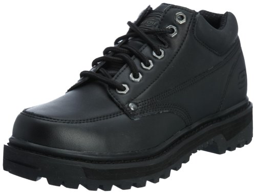 Skechers Men's Mariner Utility Boot, Black 9.5 W US | Amazon price ...