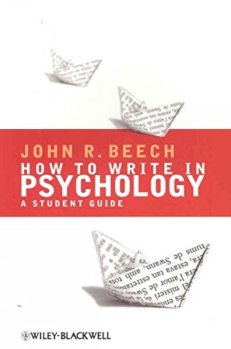 How to Write in Psychology A Student Guide: Amazon.co.uk: Books