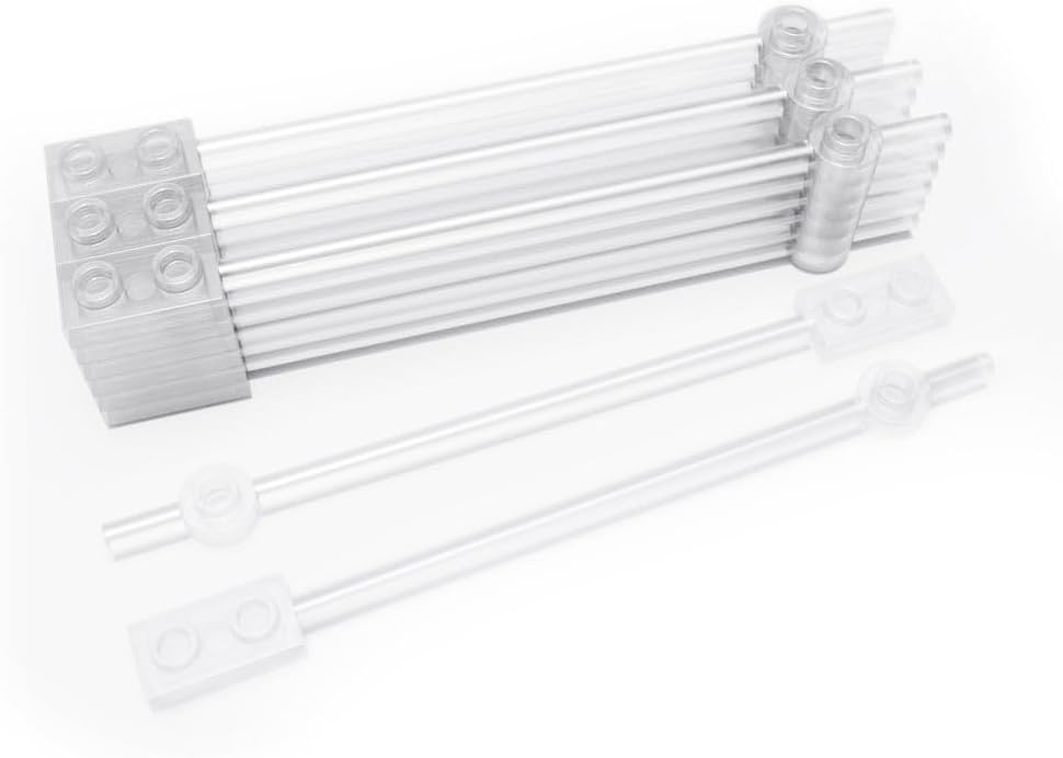 Amazon.com: Gobricks Classic Bulk GDS-1327 Bar 1 x 12 with 1 x 2 Plate ...