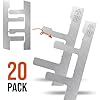 20 Pack Switch Box Support Electrical Box F Clips Box Mounting Straps ...