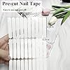 Amazon.com: 12pcs Press on Nail Storage Box with 60 Pcs Adhesive Double ...