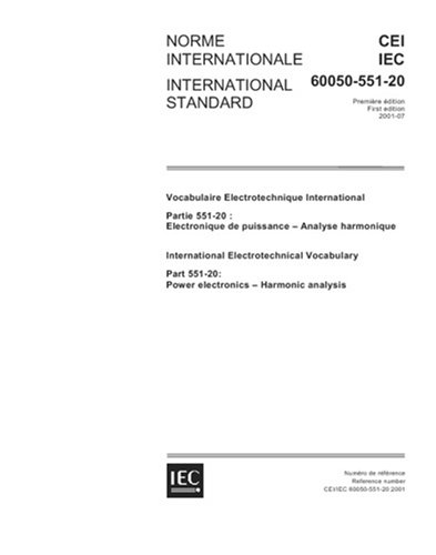 IEC 60050-551-20 Ed. 1.0 b:2001, International Electrotechnical ...