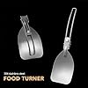 Amazon.com : Foldable Spatula,304 Stainless Steel Turner Latch Design ...