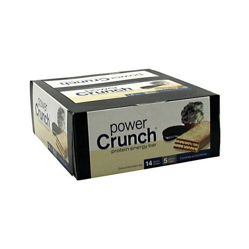 Amazon.com : Power Crunch Bar - Cookies And Cream - pack of 1-12 bars ...