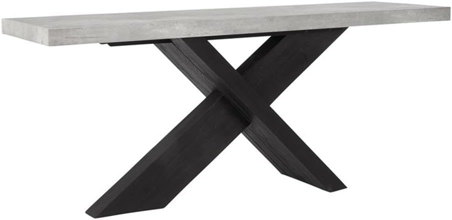 Amazon.com: Classic Home Durant 72" Console Table Gray Concrete ...