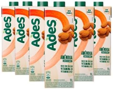 Pack de Ades Seeds Amêndoas 1L 6 unidades : Amazon.com.br: Alimentos e ...