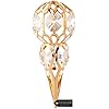 Amazon.com: Matashi 24K Gold Plated Beautiful Crystal Studded Icicle ...